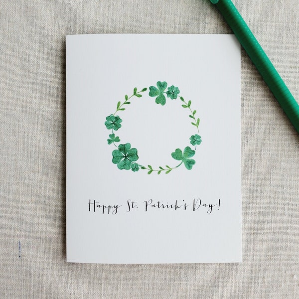 St Patricks Day Card - Etsy