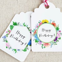 Personalized Birthday Gift Tags: Fun Kids Party Favor - Etsy