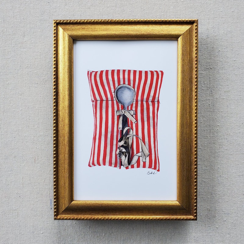 Watercolor Life Jacket Print - Etsy