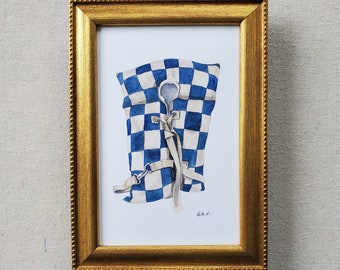 Life Jacket Watercolor Print - Etsy