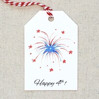 Printable Candy Ring 4th of July Gift Tags | Editable Gift Tag | Let ...