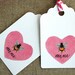 Valentine's Day Gift Tags, Valentine's Day, Be Mine Gift Tags, Heart ...