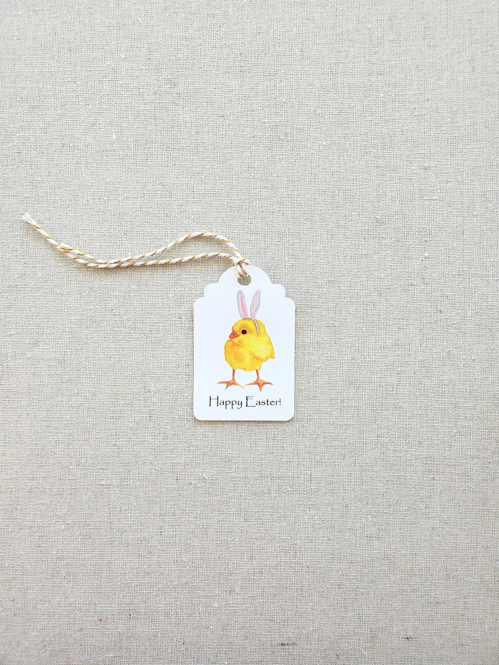 Easter Gift Tags, Set of 9 Easter Chick Gift Tags, Watercolor Easter ...
