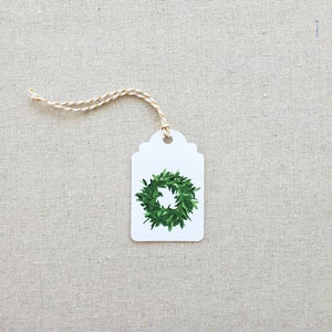 Laurel Wreath Gift Tags, Gift Tags, All Occasion Gift Tags, Wreath Gift ...