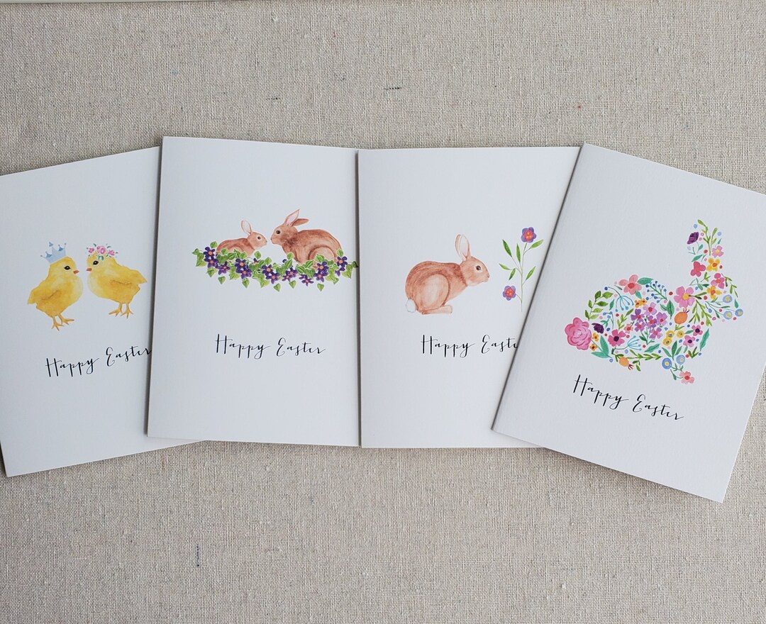 Easter Greeting Card, Easter Card Set of 8, Easter Greetings, Easter ...
