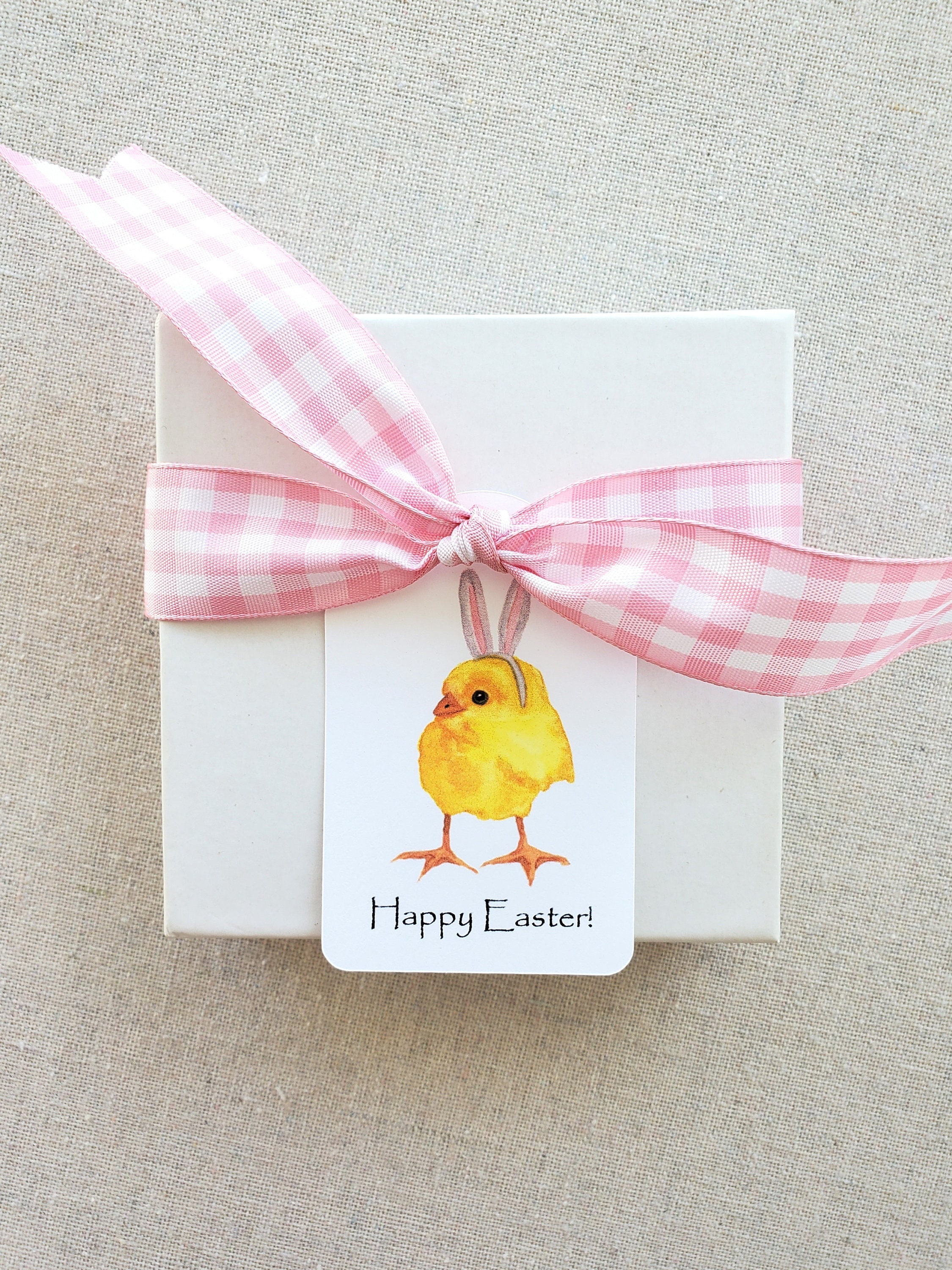 Easter Gift Tags, Set of 9 Easter Chick Gift Tags, Watercolor Easter ...