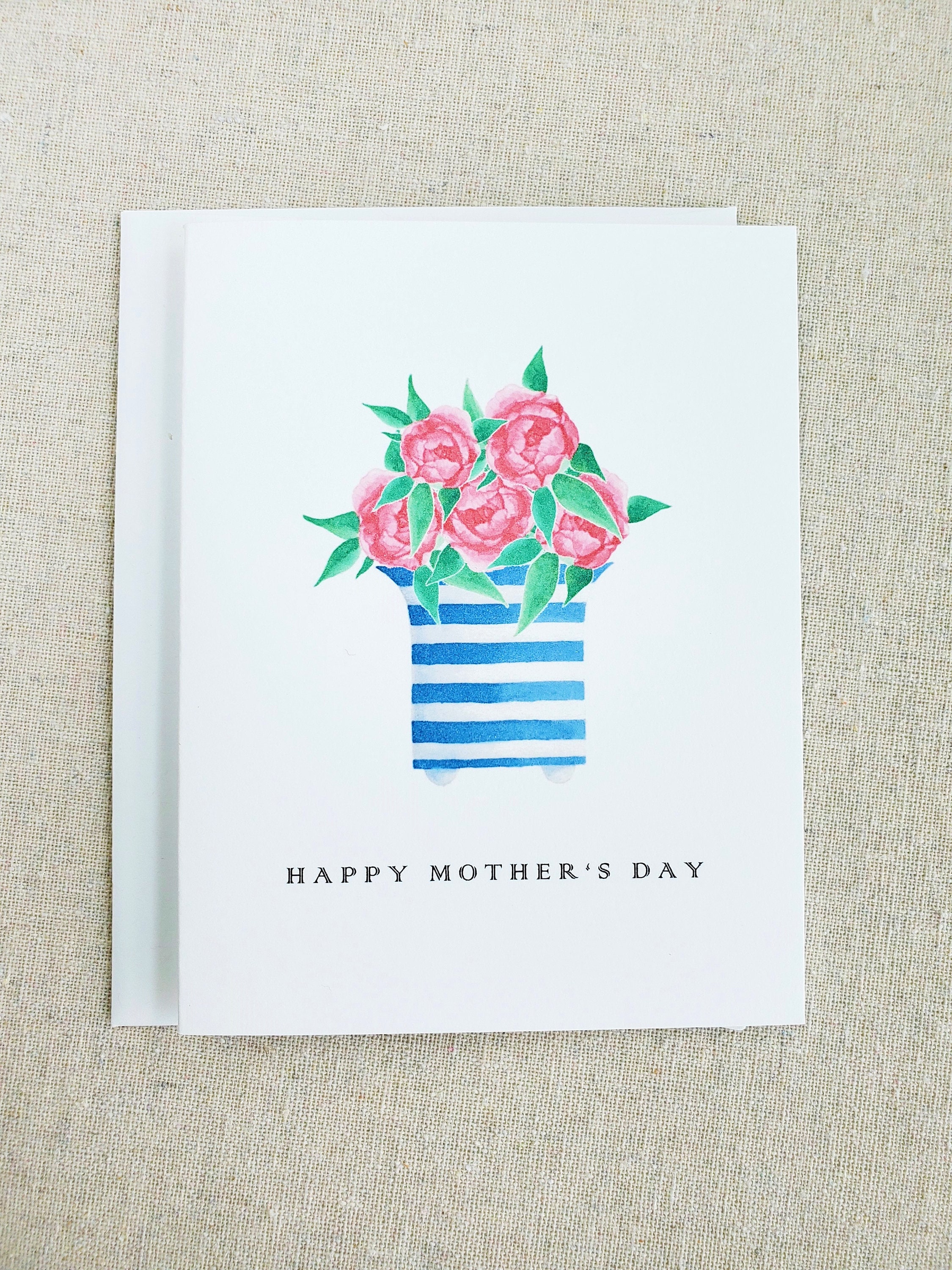 Mother's Day Card Happy Mother's Day Card - Etsy