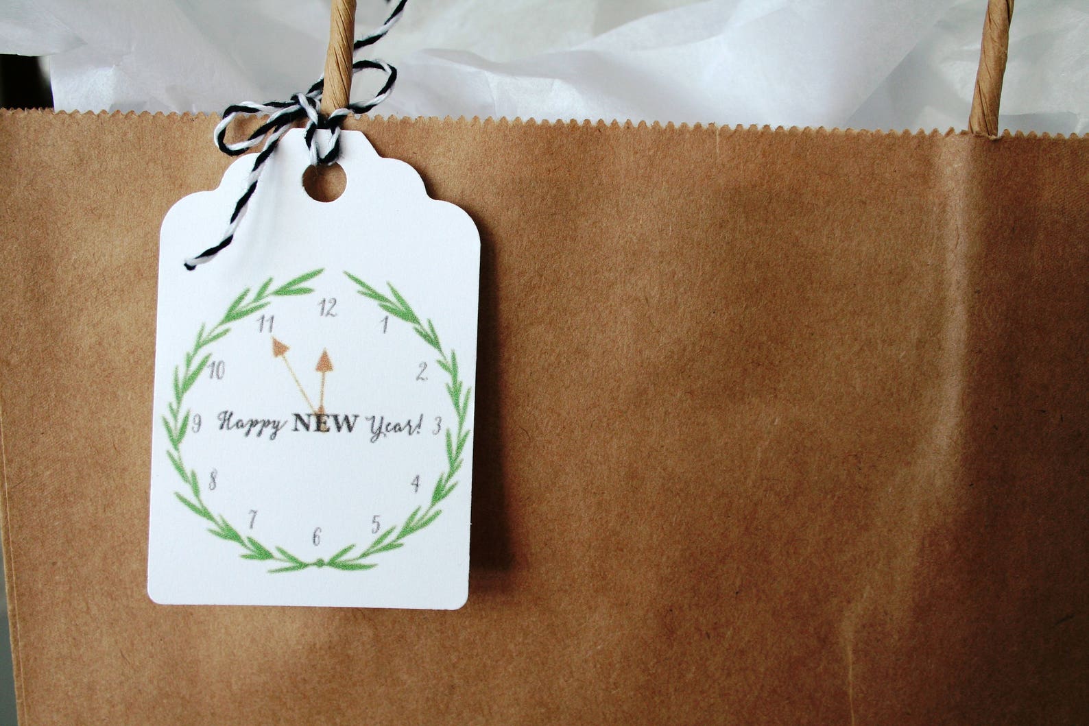New Year's Gift Tags Holiday Tags Party Favor Tags - Etsy