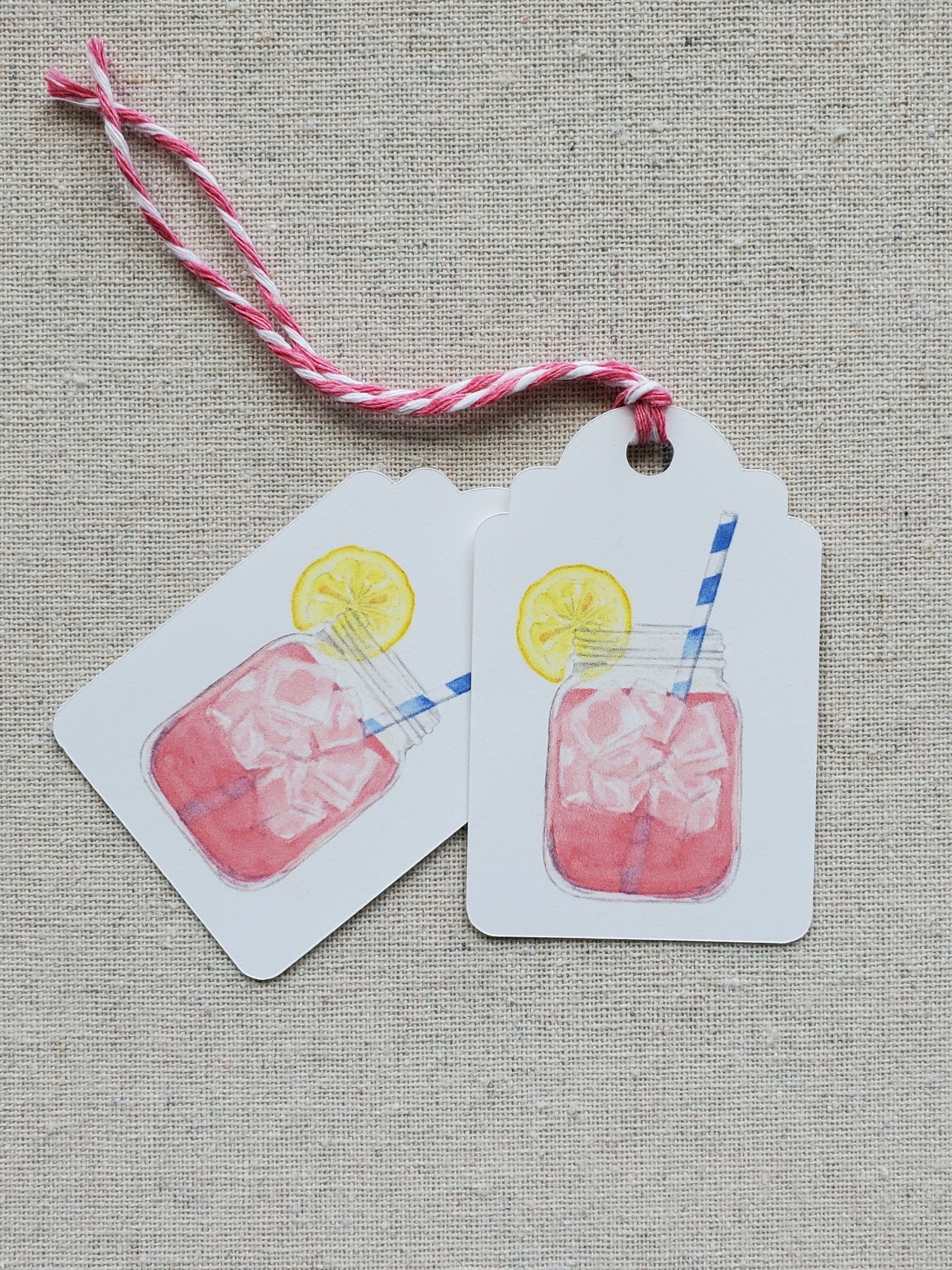 Lemonade gift tags pink lemonade tags All occassion gift | Etsy