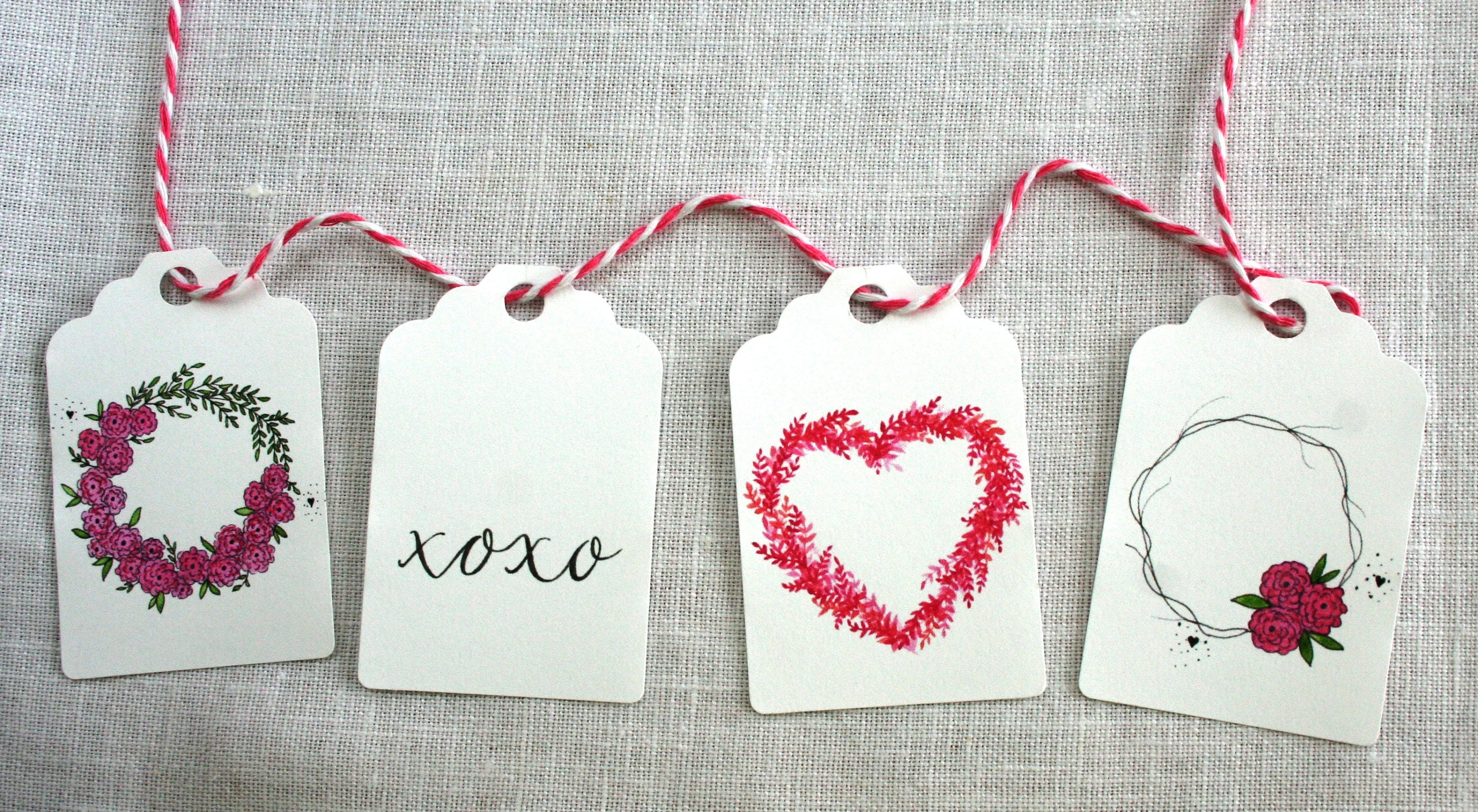 Valentine's Day gift tags Valentine's Day gift tags | Etsy