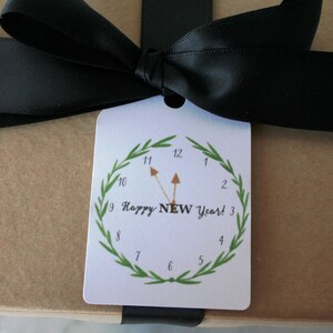 New Year's Gift Tags Holiday Tags Party Favor Tags - Etsy