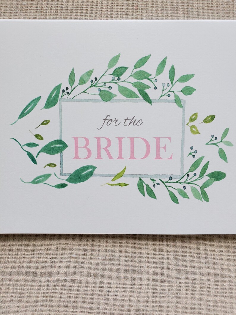 Wedding Shower Card Bridal Shower Card for the Bride Card - Etsy