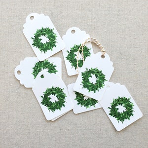 Laurel Wreath Gift Tags, Gift Tags, All Occasion Gift Tags, Wreath Gift ...