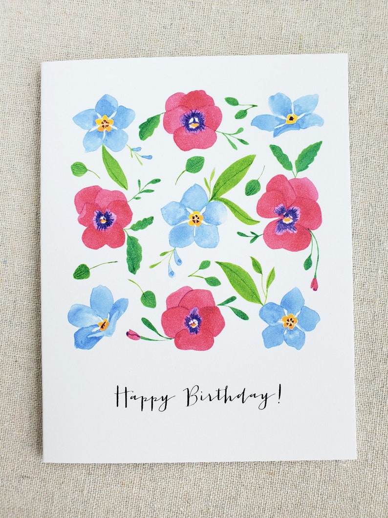 Birthday Note Card Set Set of 8 Variety Pack of Birthday | Etsy