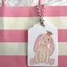 Baby Stuffed Animal Gift Tags, Baby Shower Party Favor Goody Bag Tags ...