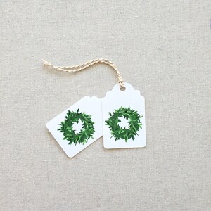 Laurel Wreath Gift Tags, Gift Tags, All Occasion Gift Tags, Wreath Gift ...