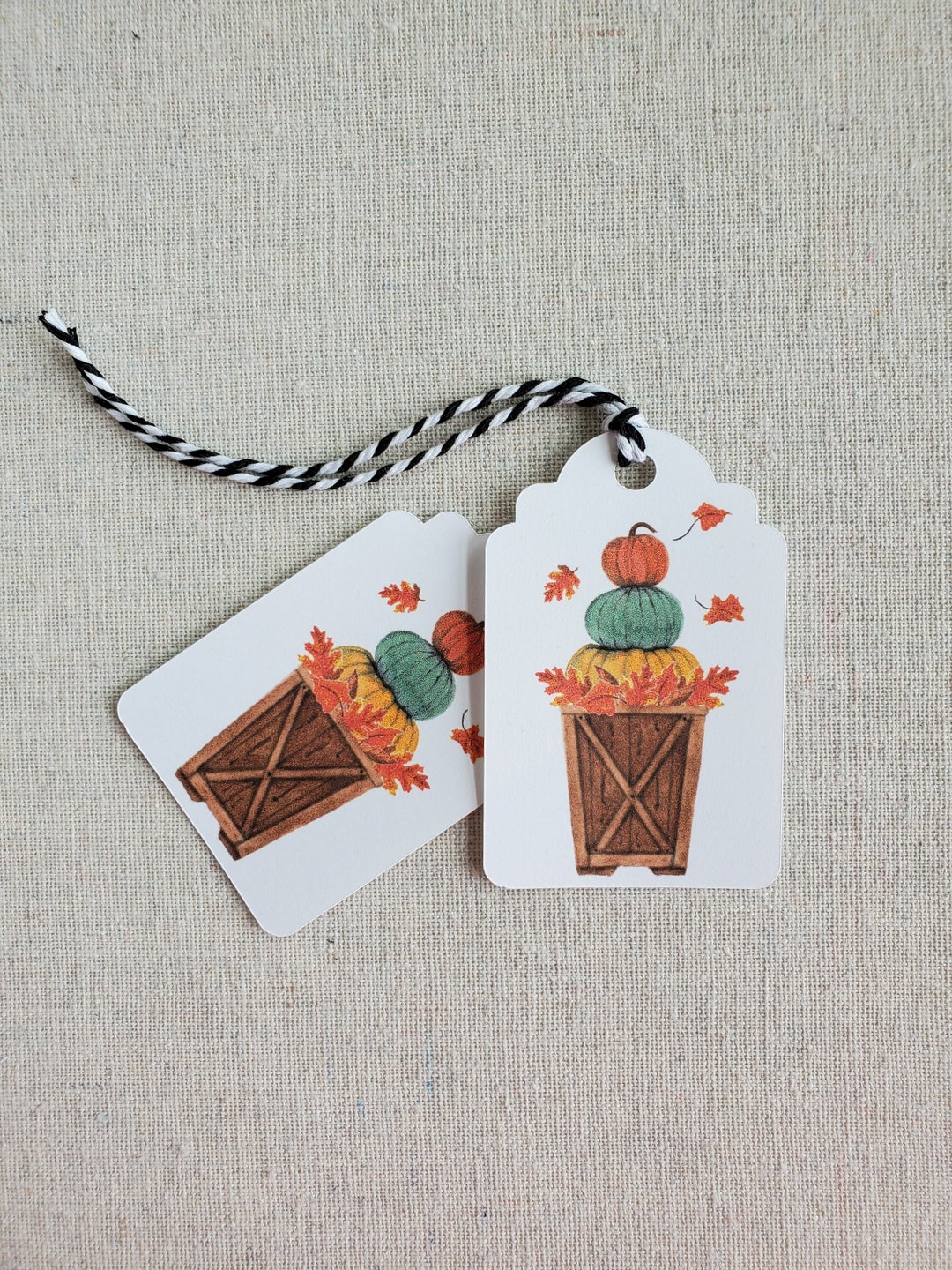 Autumn Gift Tags Fall Gift Tags Pumpkin Gift Tag Gift Tag - Etsy