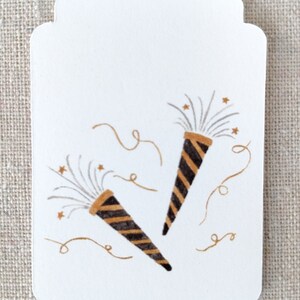 New Year's Gift Tags Holiday Tags Party Favor Tags - Etsy