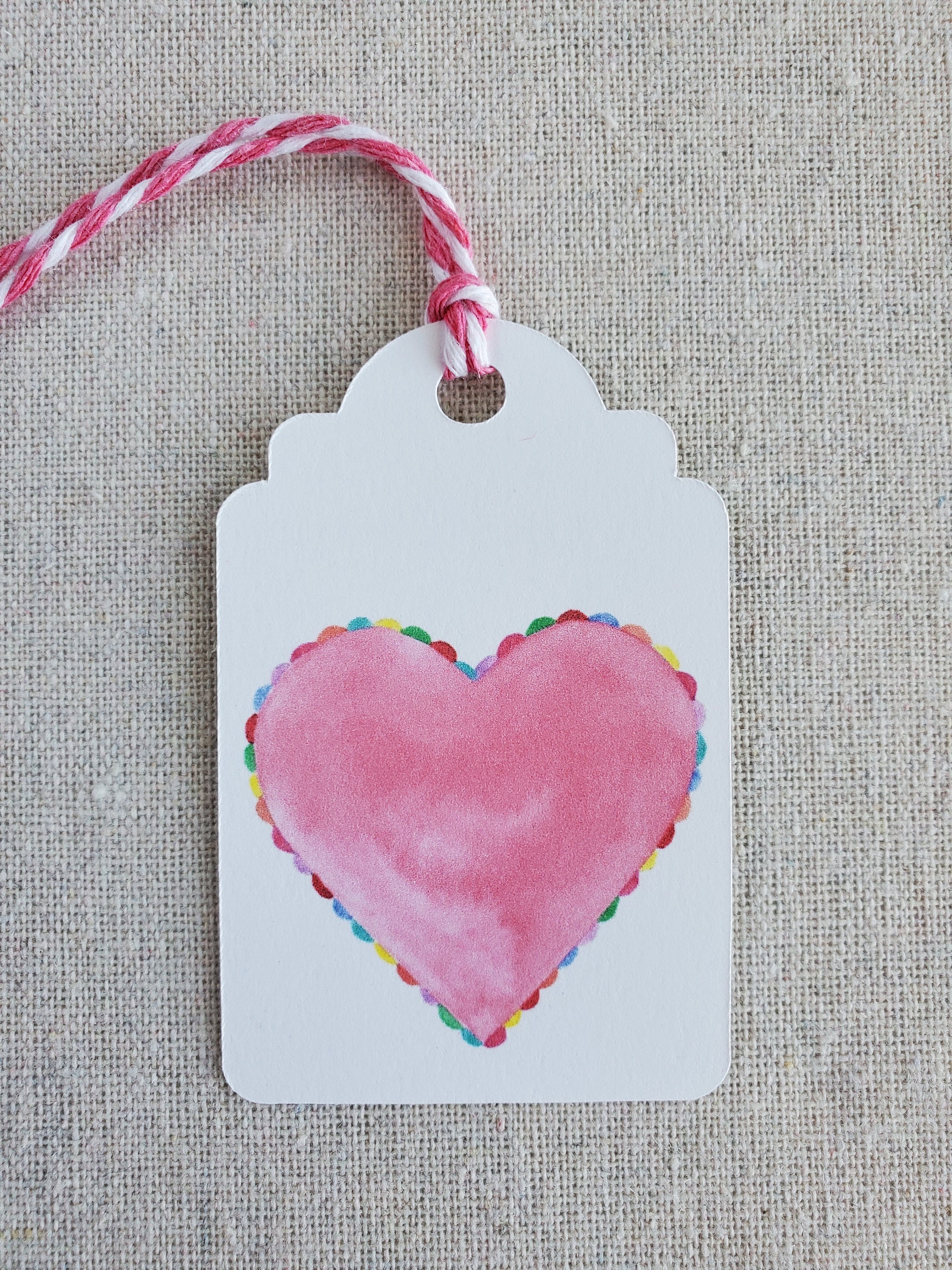 Valentine's Day Gift Tags Gift Tags Heart Gift Tags | Etsy