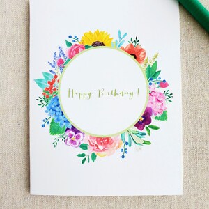 Birthday Note Card Set, Set of 8, Variety Pack of Birthday Cards ...
