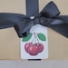 Set of 9 Cherry Gift Tags, Original Watercolor Present Labels, Party ...