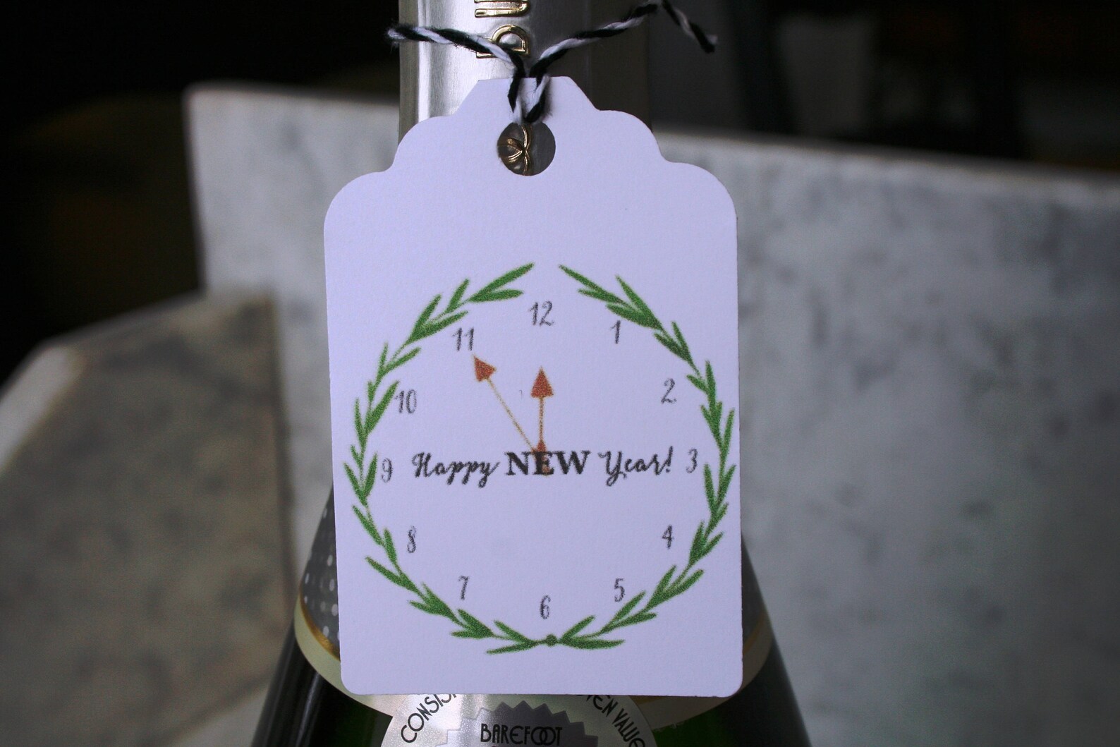 New Year's Gift Tags Holiday Tags Party Favor Tags - Etsy