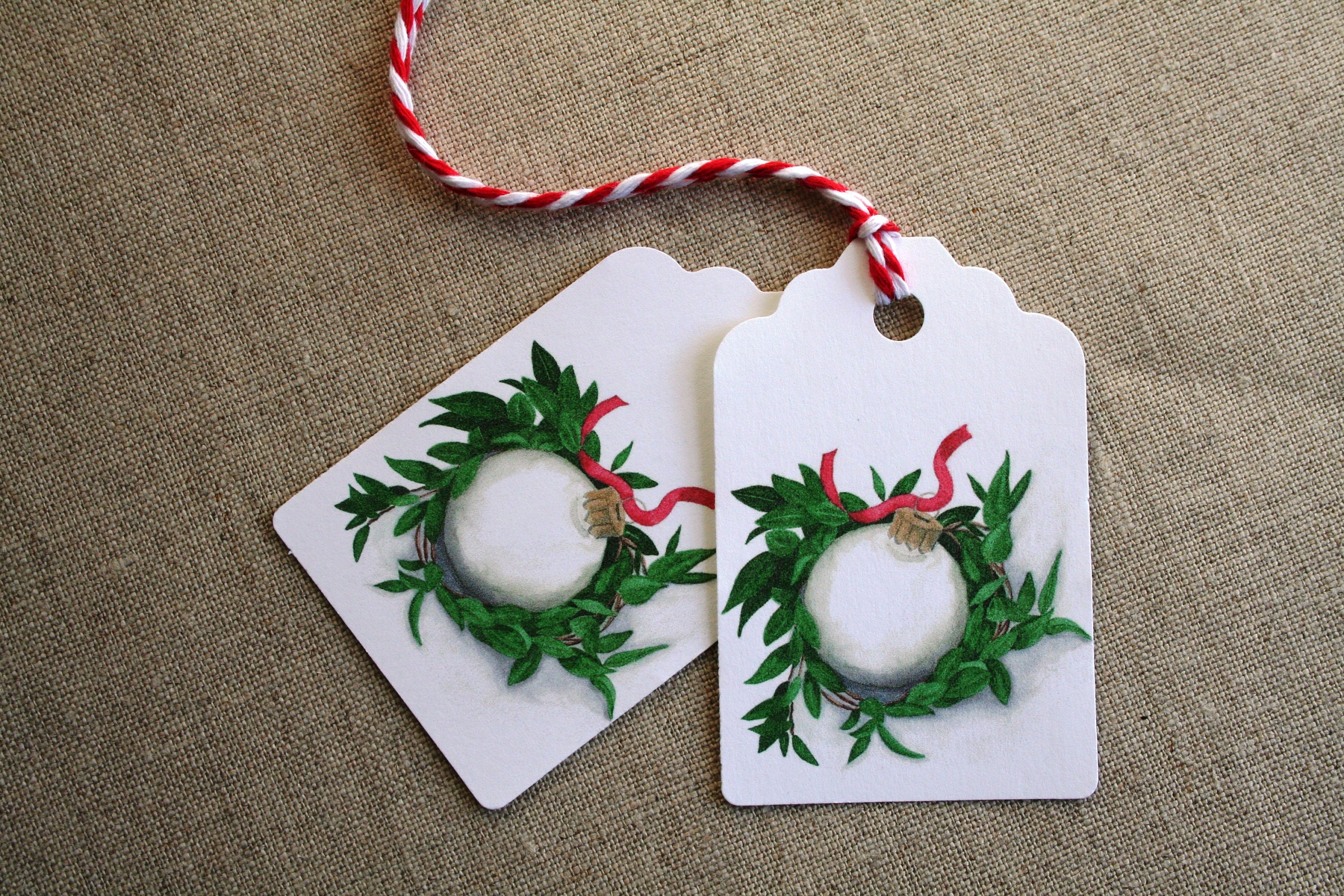 Christmas gift tags holiday tags party favor tags | Etsy