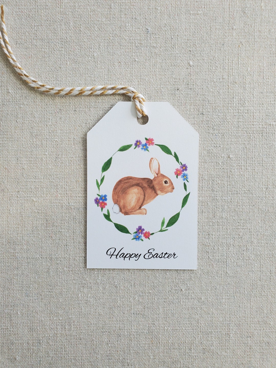 Set of 9 Easter Gift Tags, Original Watercolor Present Tags, Easter ...