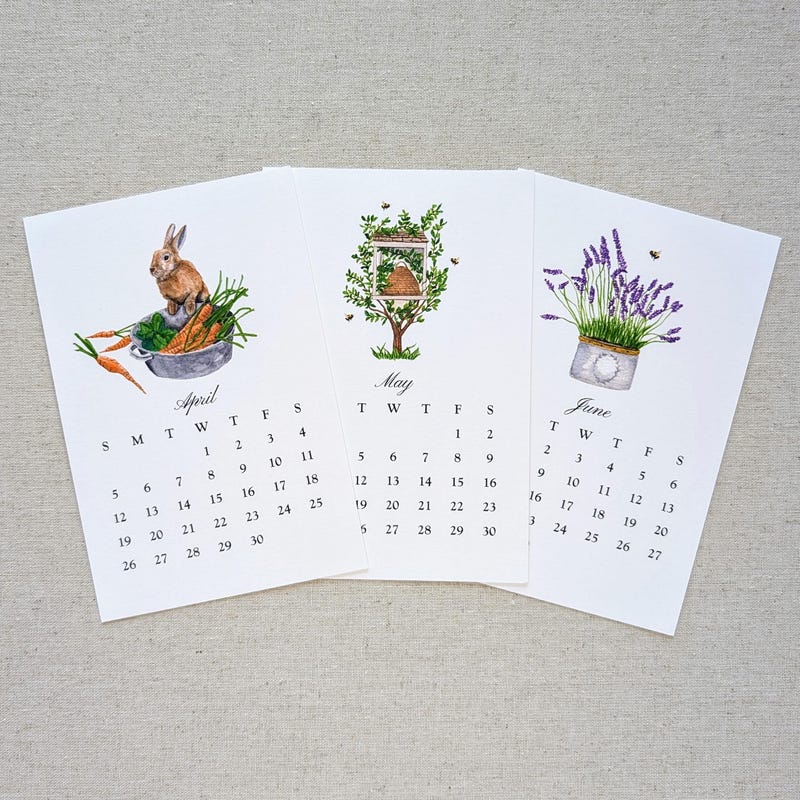2026 Cottagecore Calendar - Etsy