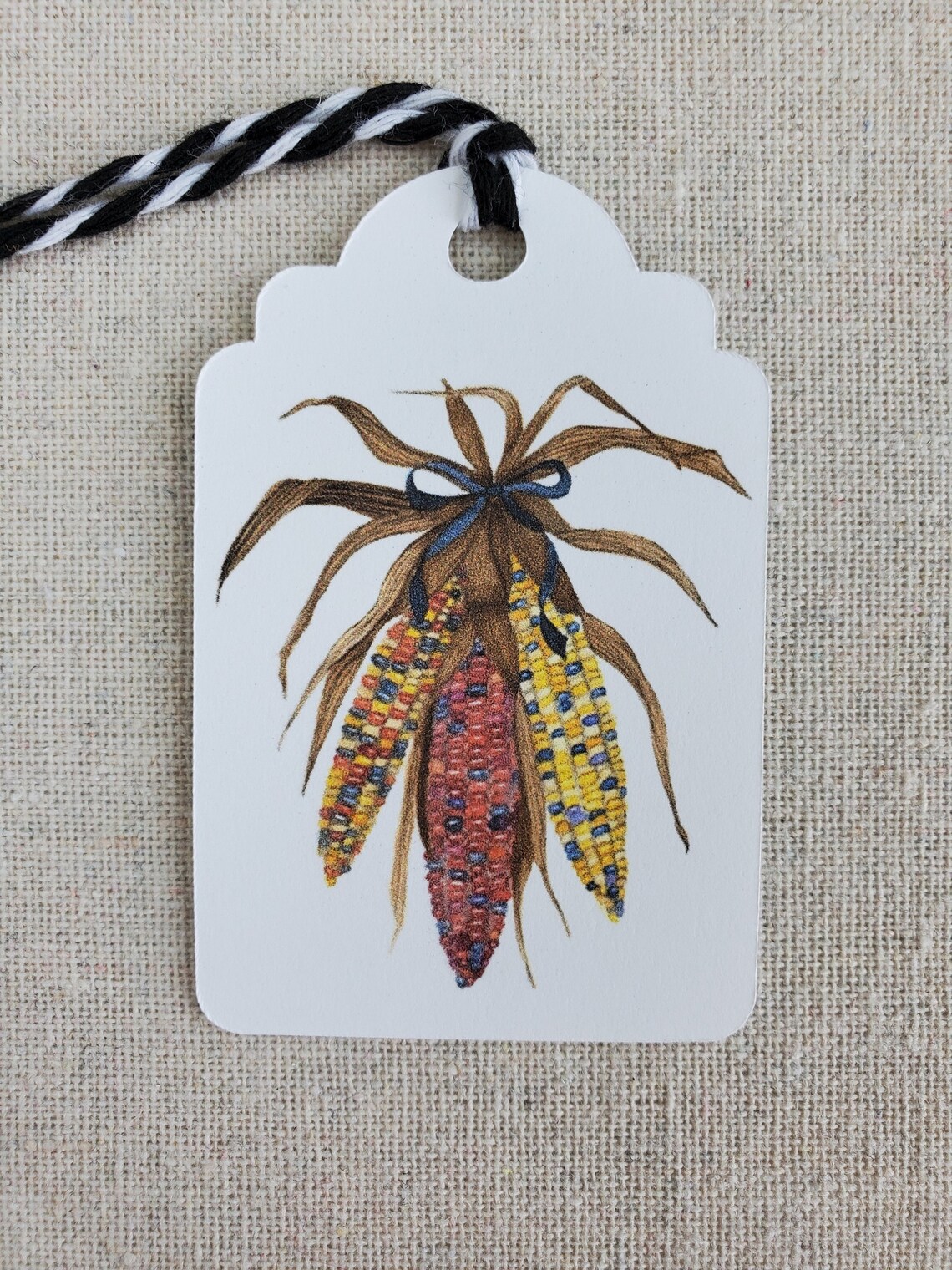 Autumn Gift Tags, Fall Gift Tags, Indian Corn Gift Tag, Thanksgiving ...