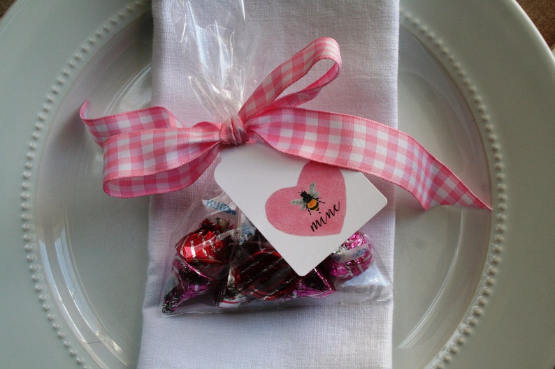 Valentine's Day Gift Tags, Valentine's Day, Be Mine Gift Tags, Heart ...