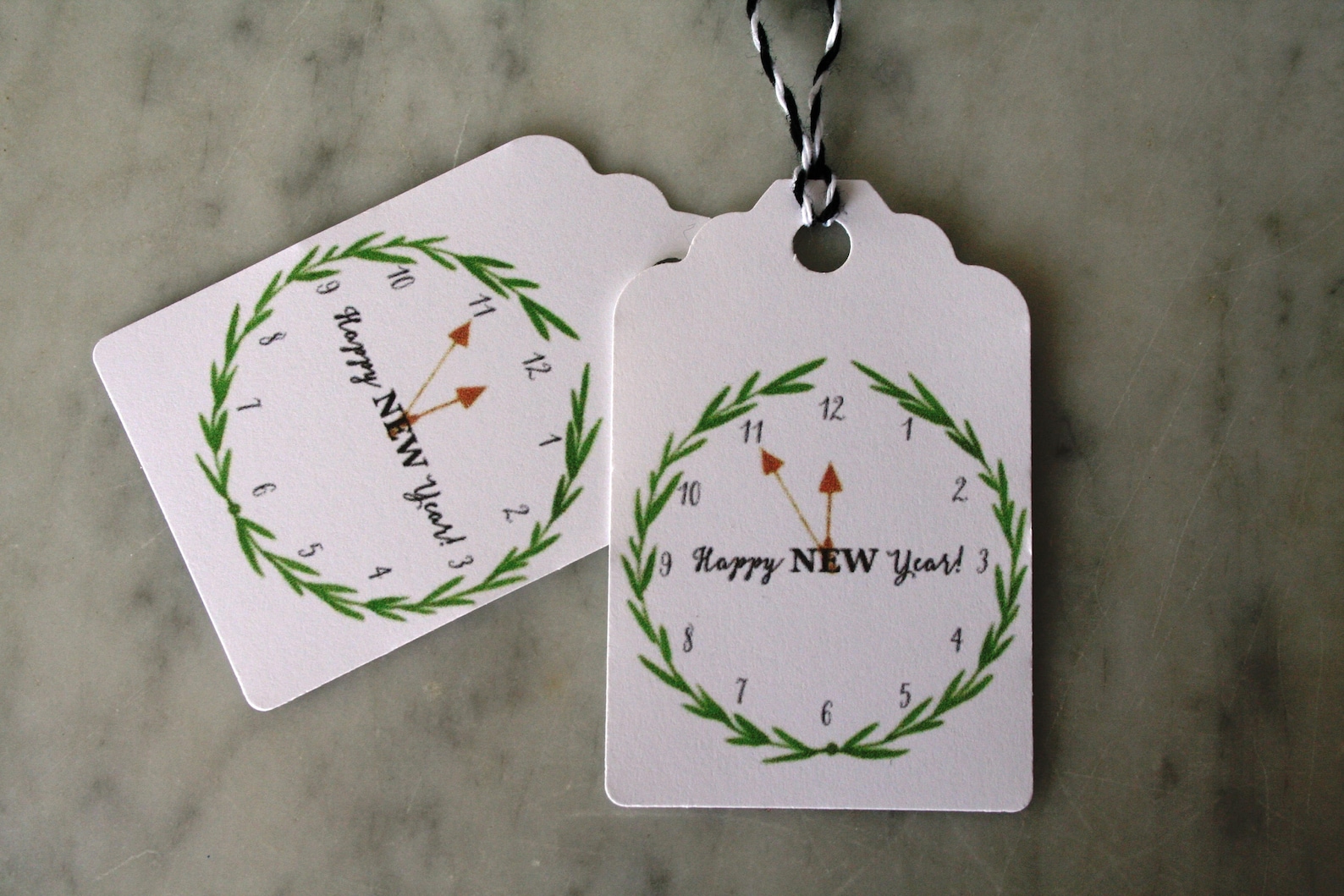 New Year's Gift Tags Holiday Tags Party Favor Tags - Etsy