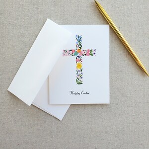 Easter Greeting Card, Single Easter Folded Note Card, Happy Easter Note ...