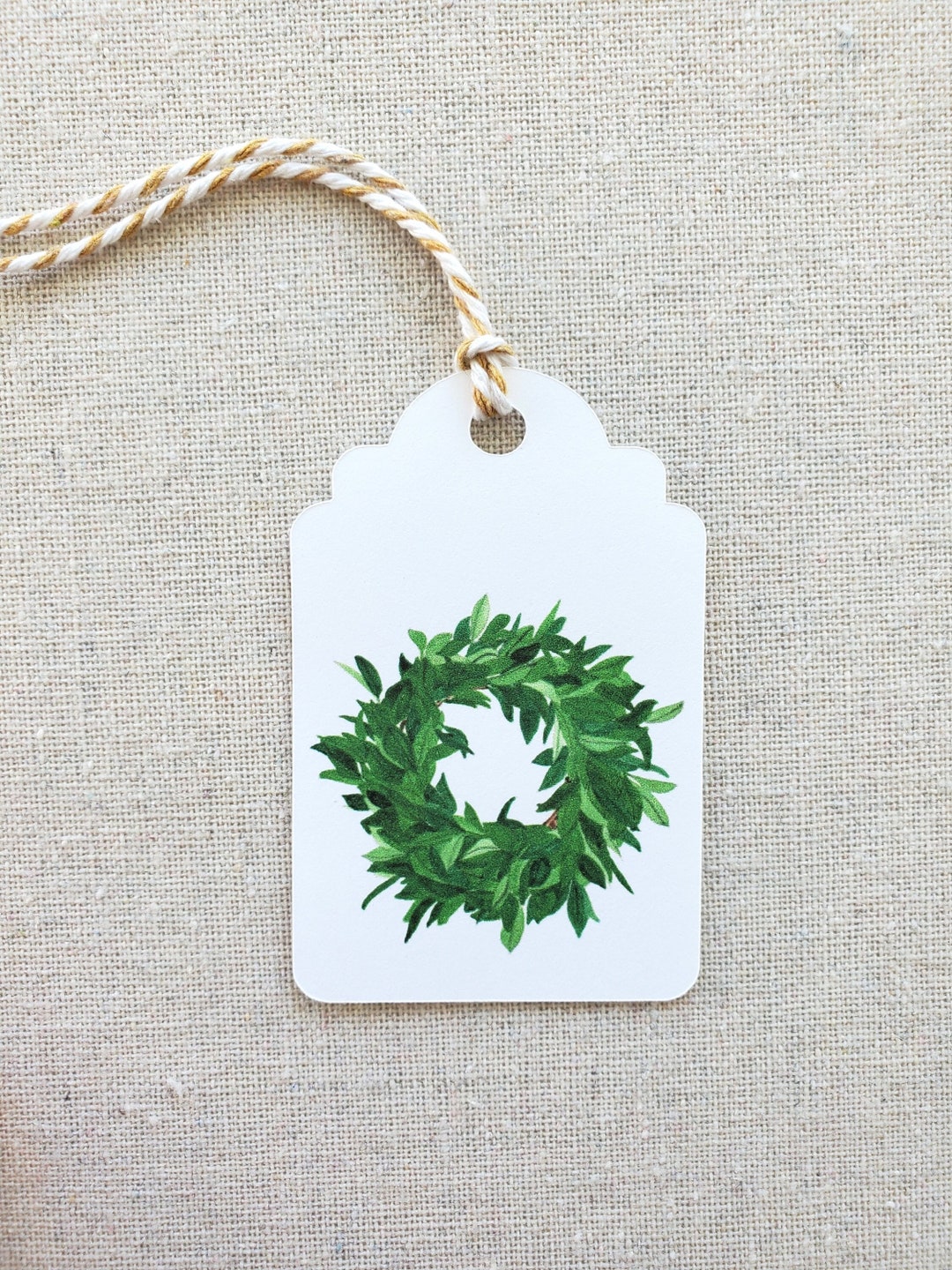 Laurel Wreath Gift Tags, Gift Tags, All Occasion Gift Tags, Wreath Gift ...