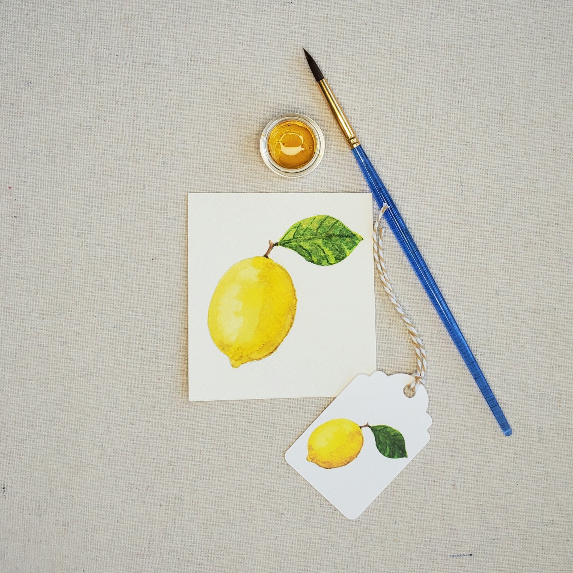 Lemon Gift Tags, Set of 9 All Occasion Present Tags, Original ...