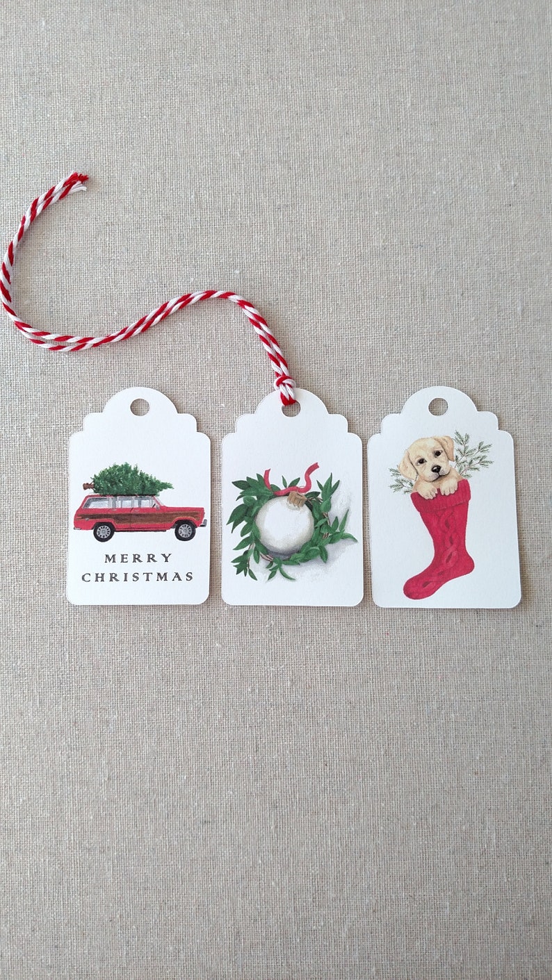 Christmas Gift Tags Holiday Gift Tags Ornament Gift Tags - Etsy