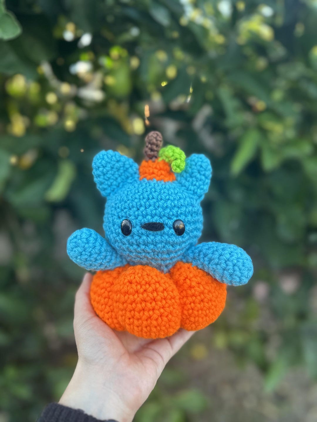 Cat Pumpkin Amigurumi Plush – Cute Cat Pumpkin Plushie - Halloween - Etsy