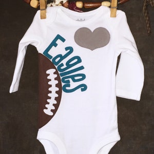 Personalized Heart OR Bow Tie Philadelphia Eagles Team - Etsy
