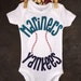 Personalized House Divided Baseball Teams Bodysuit. Any Teams - Etsy