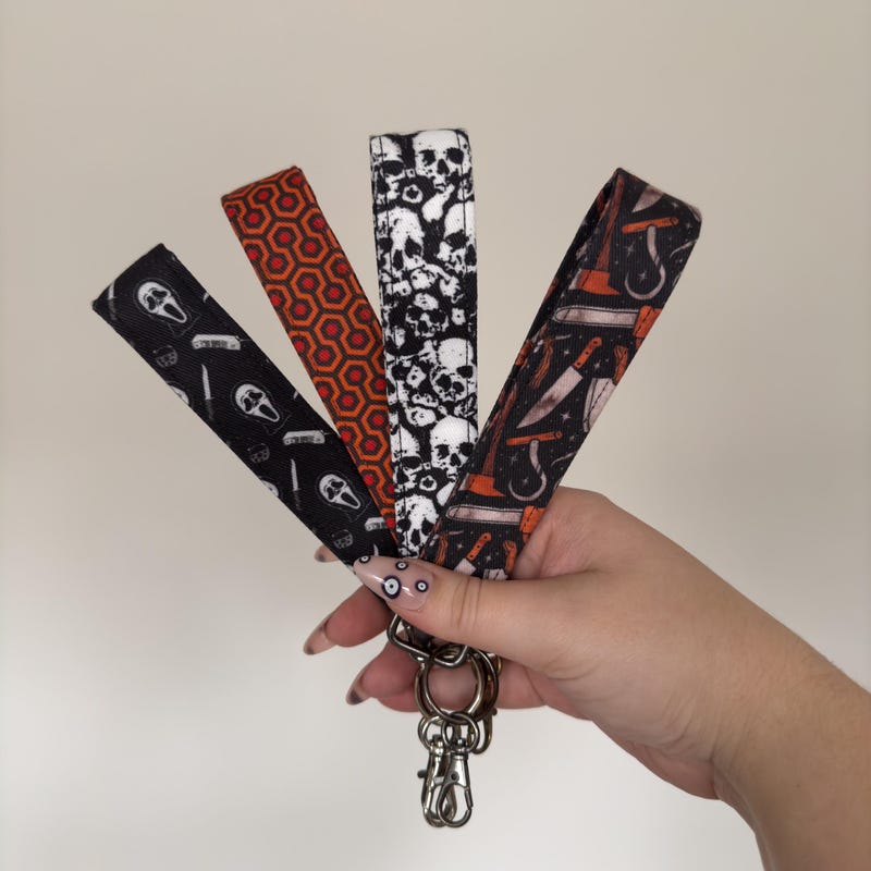 Scream Wristlet Key Chain - Etsy