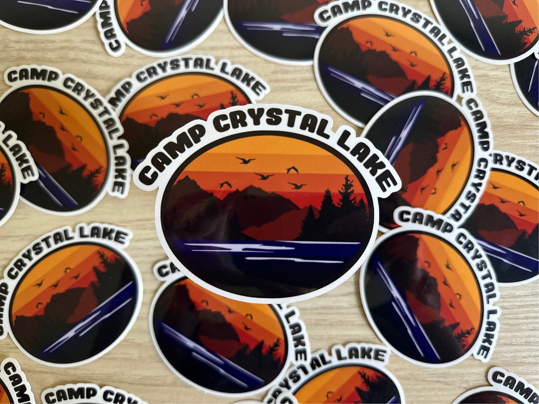 Retro Camp Crystal Lake Sticker Iconic Horror Film Stickers Friday the ...