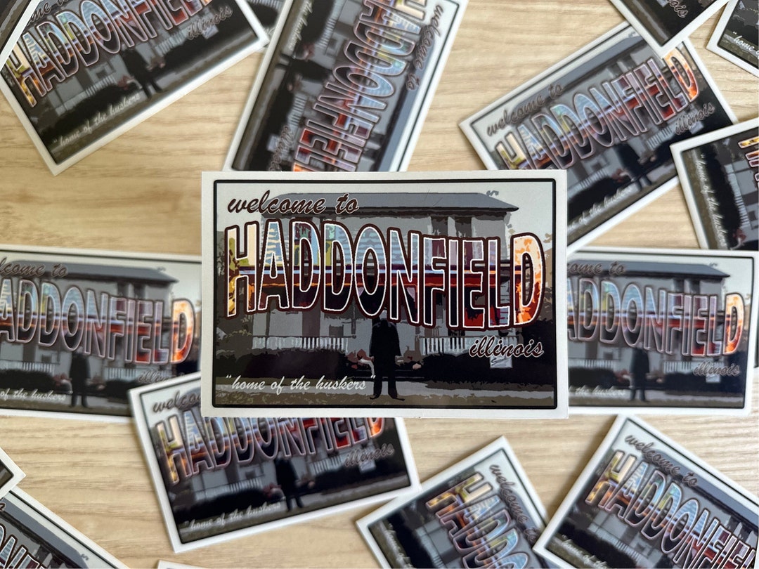 Retro Welcome to Haddonfield Postcard Sticker Iconic Horror Film ...