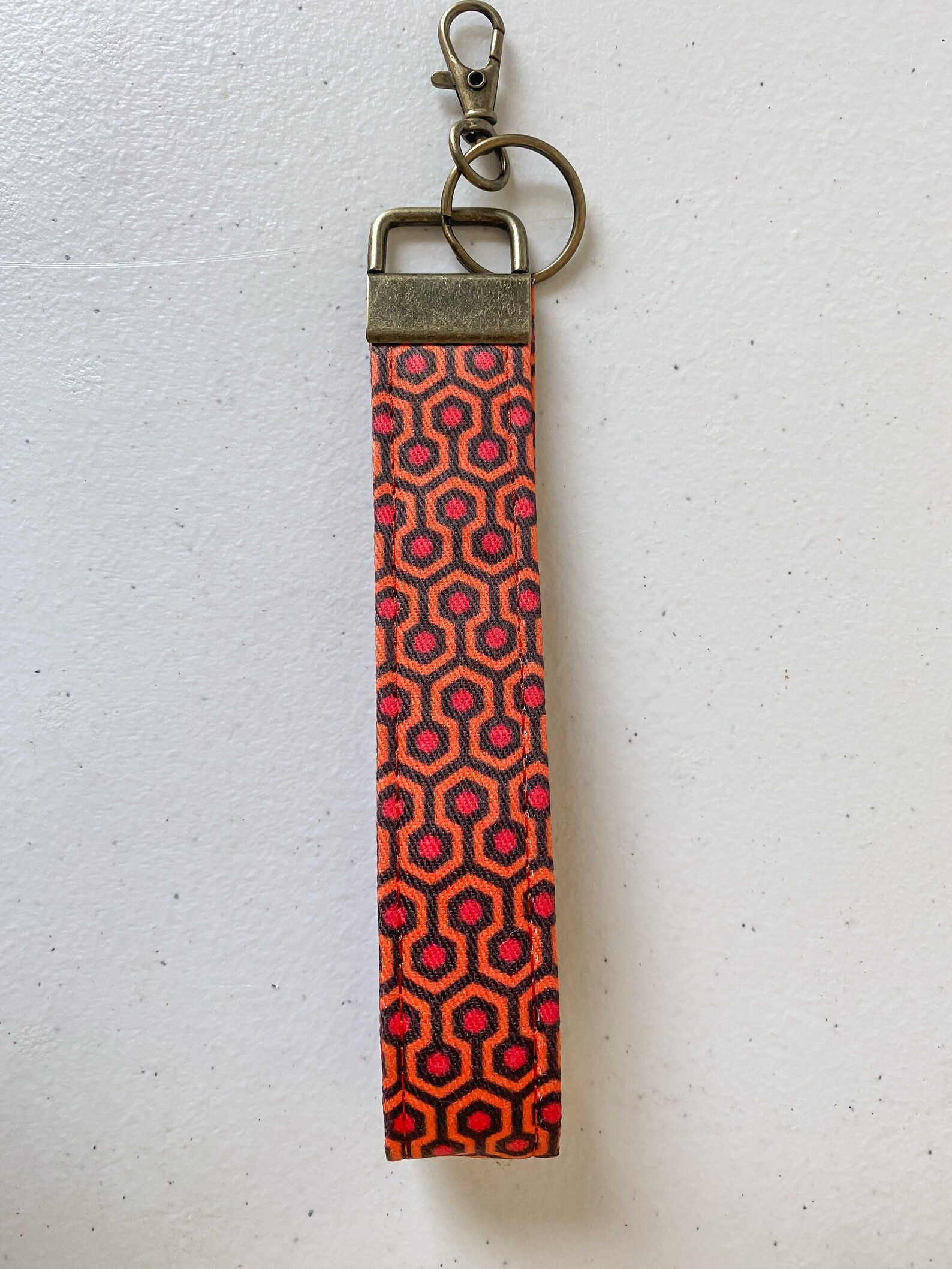 Alt/goth Keychain Wristlet Key Fob Horror Lanyard for Keys - Etsy