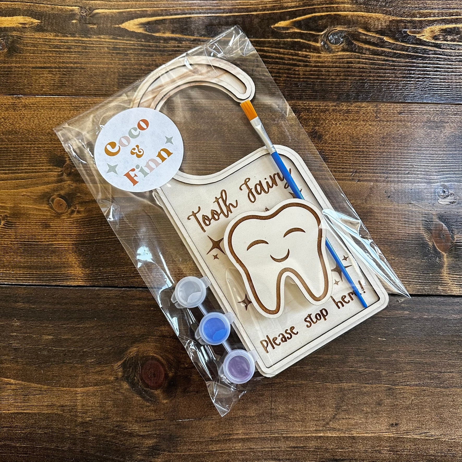 Tooth Fairy Craft Kit for Kids: Wood-engraved DIY Paint Project - Etsy