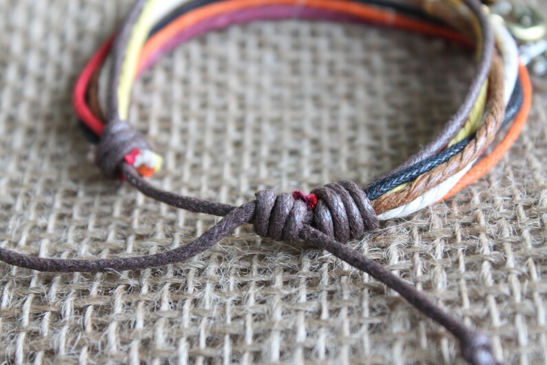 Create Your Own Colorful Leather Cord Charm Bracelet With - Etsy