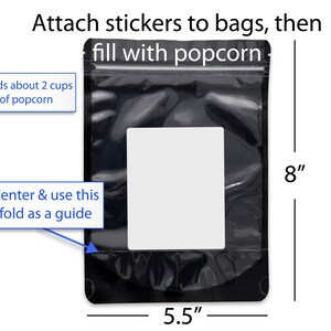 Bruh Birthday Party Favors, Popcorn Treat Bags for a Kids Birthday ...