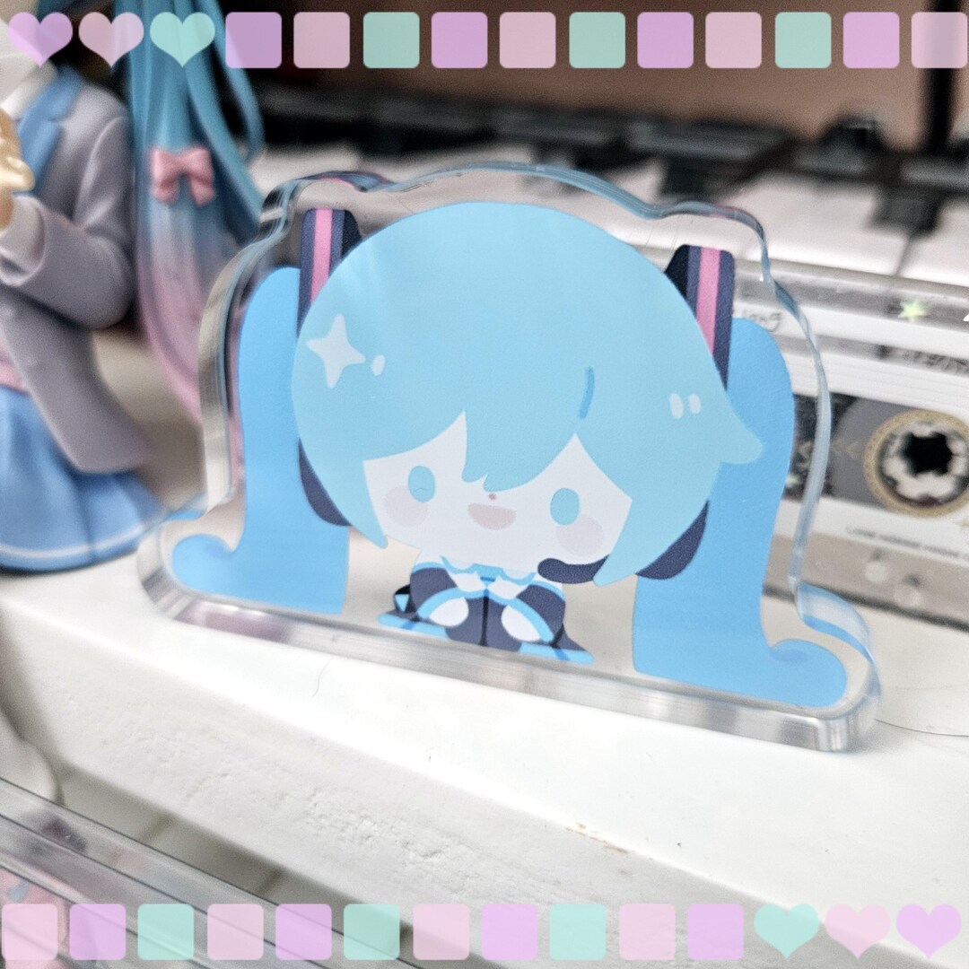 Miku Sitting Acrylic Standee - Etsy