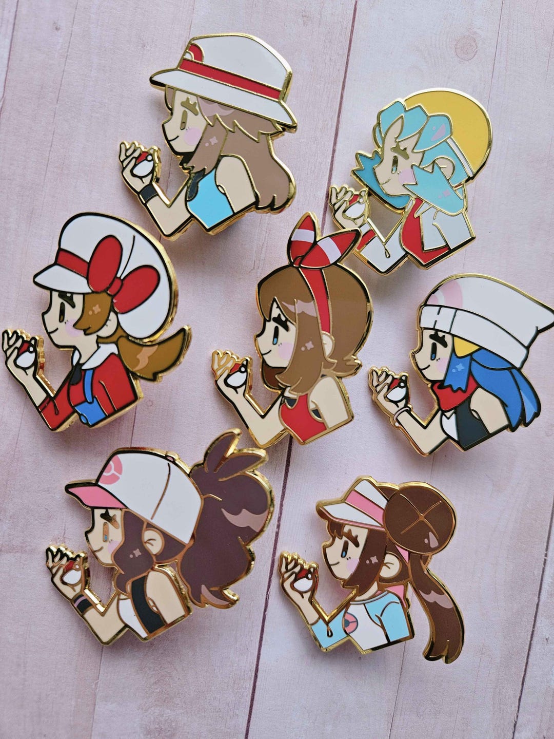 PKMN Trainer Let's Battle! Enamel Pins - Etsy