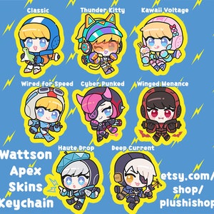 Wattson Apex Skins Keychain - Etsy