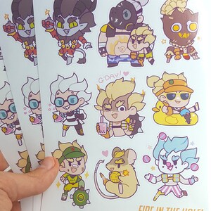 Junkrat Love Sticker Sheet - Etsy